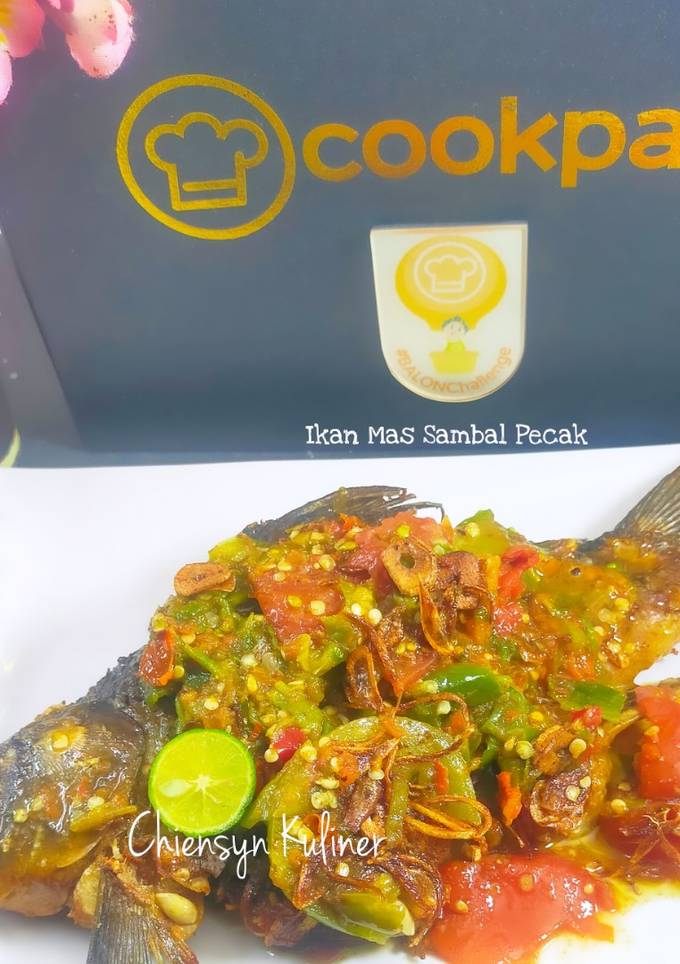 Resep Ikan Mas Sambal Pecak oleh Chiensyn Kuliner - Cookpad