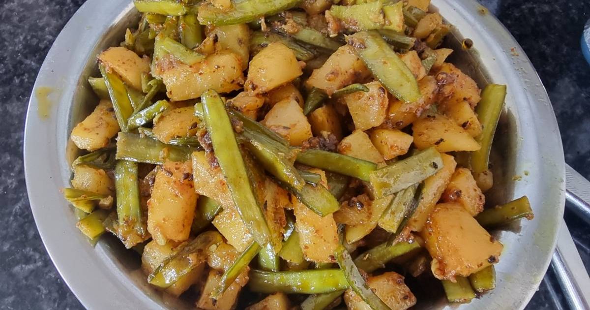 Guvar bataka nu shak Recipe by Priyangi Pujara (Favourite Feast - the ...