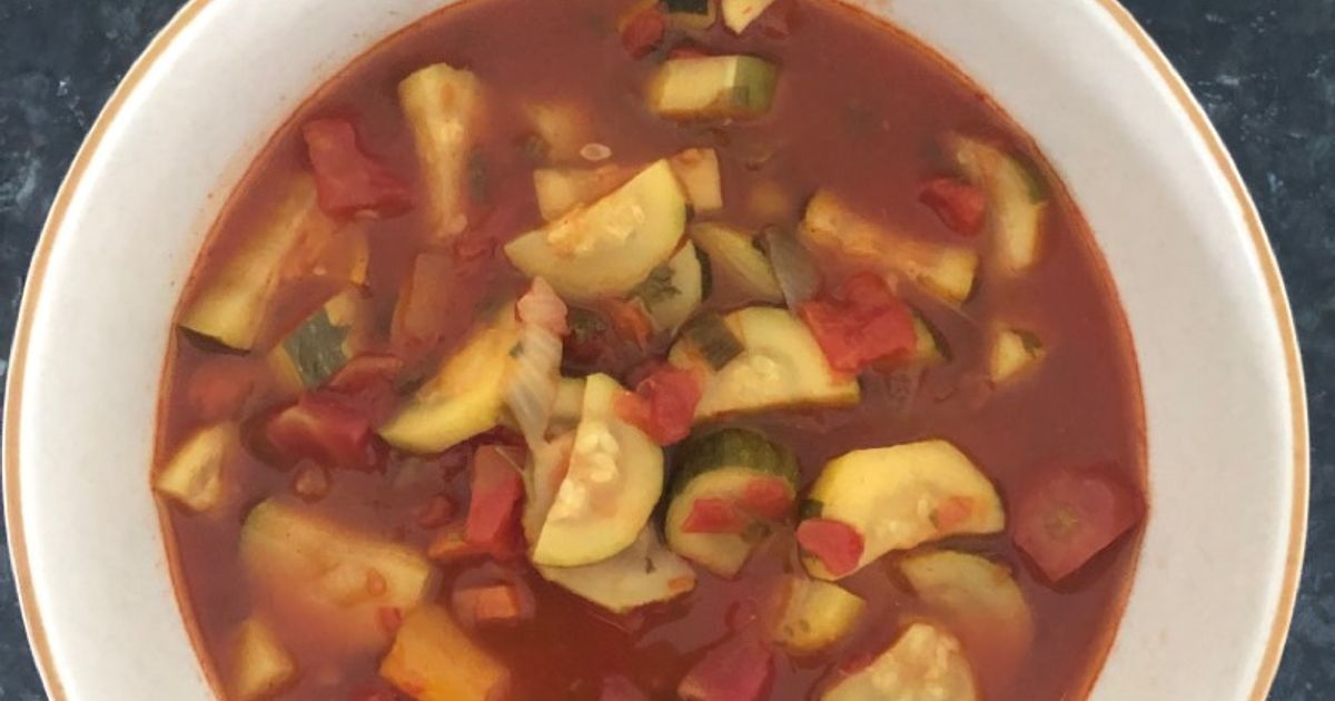 Zucchini Vegetable Soup Recipe By Layla (Lulu)
