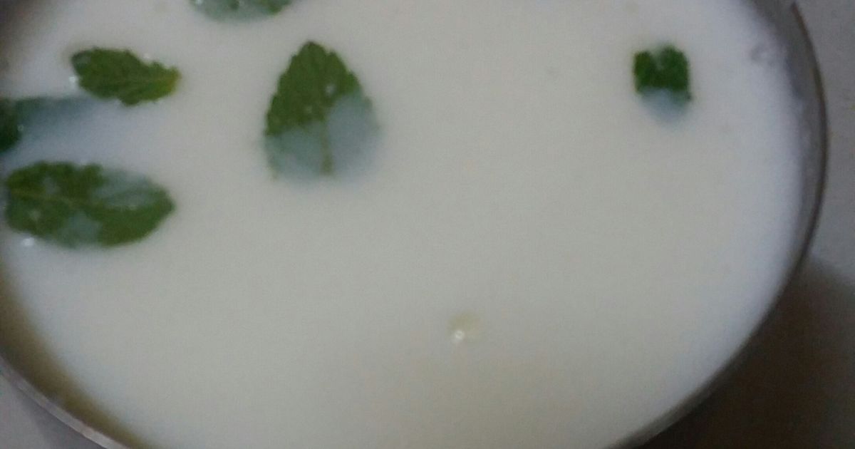 Mint Lassi Recipe by pooja - Cookpad