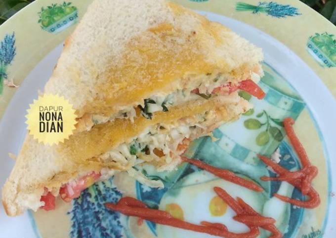 Resep Sandwich Telur Sayur oleh Dian Fajar Wati - Cookpad