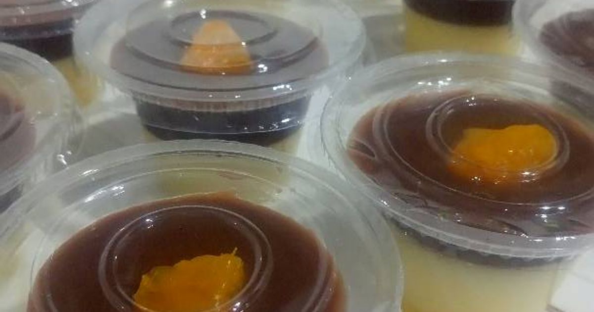 Resep Pudding Susu Coklat Dan Jeruk (Lembut) oleh R. AYUDYA - Cookpad
