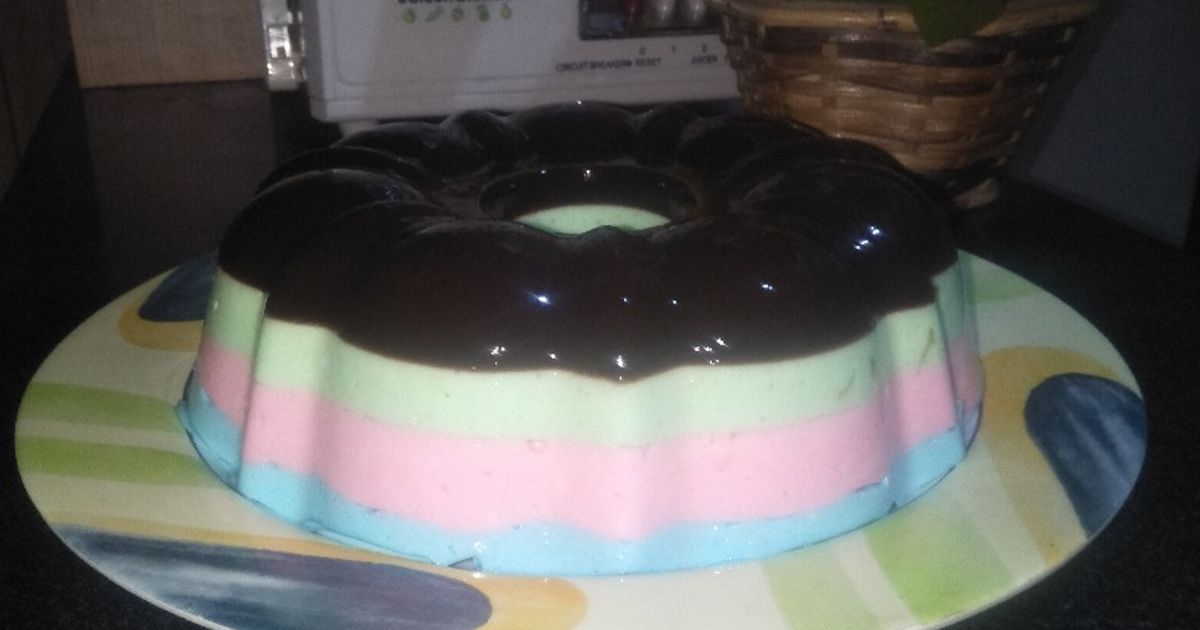 Resep Puding Lapis Busa Putih Telur oleh Febrianty Ika P - Cookpad