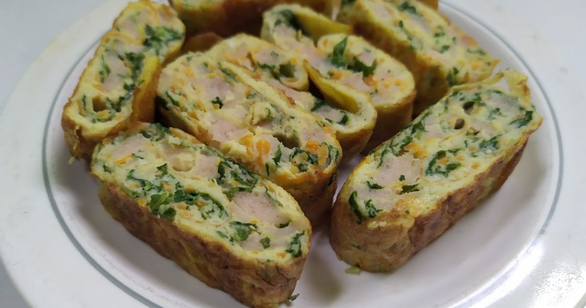 9 resep telur gulung sosis bayam enak dan mudah - Cookpad