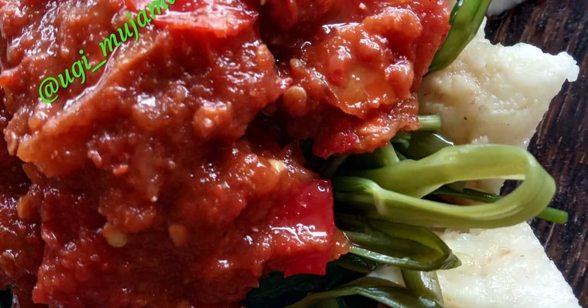 Resep tipat plecing rumahan enak dan mudah - Cookpad