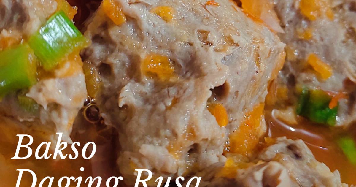 Resep Mpasi Bakso Daging Rusa Kuah Tomat oleh Maharani - Cookpad