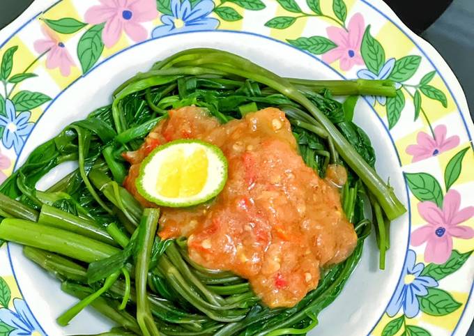 Resep Plecing Kangkung oleh harryyuni - Cookpad