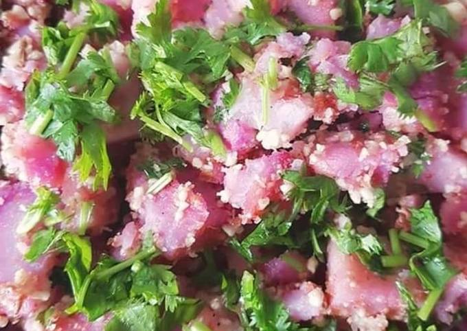Purple Yam Kand Or Jimmi Kand Ki Sabji Recipe By Manisha Sampat Cookpad