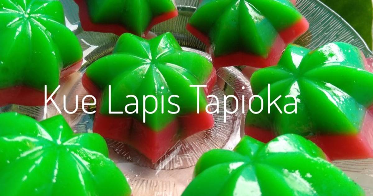 158 resep kue lapis tapioka pink enak dan mudah - Cookpad