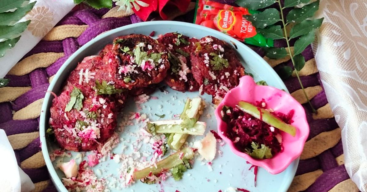 Beetroot Tikki 😋 Cutlet 😋 Recipe by Jyoti Prakash Assudani - Cookpad