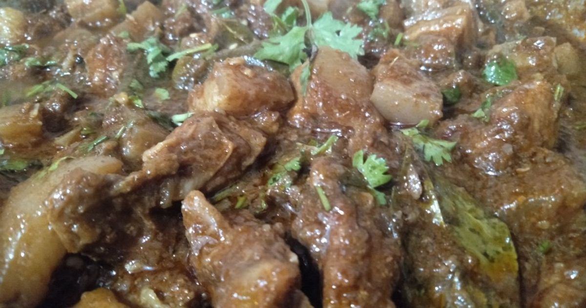Coorg Pork Curry Recipe by Yatheesha MJ - Cookpad