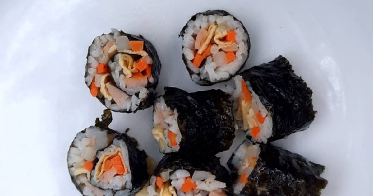 57 resep kimbab kecil enak dan mudah - Cookpad