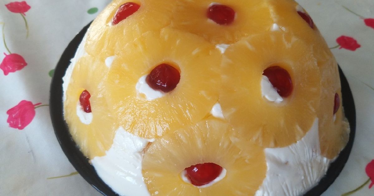 Pineapple Zuccotto Recipe By Angolo Divino Di Sara Mengoni