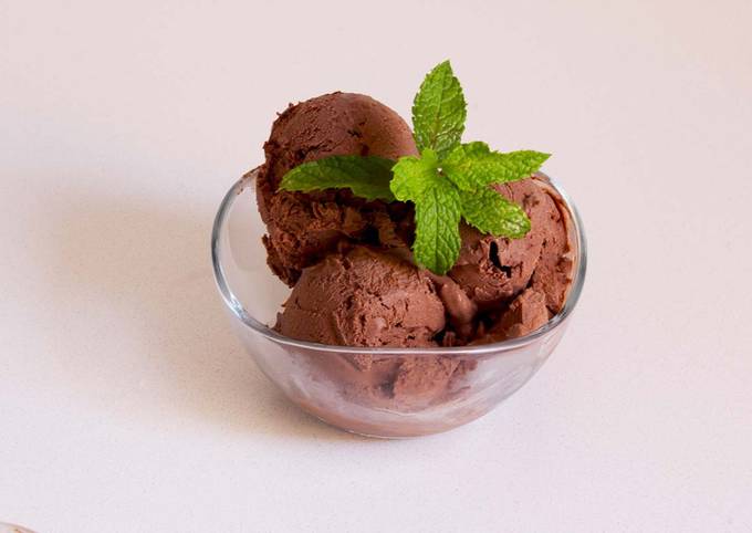 Helado De Chocolate Casero