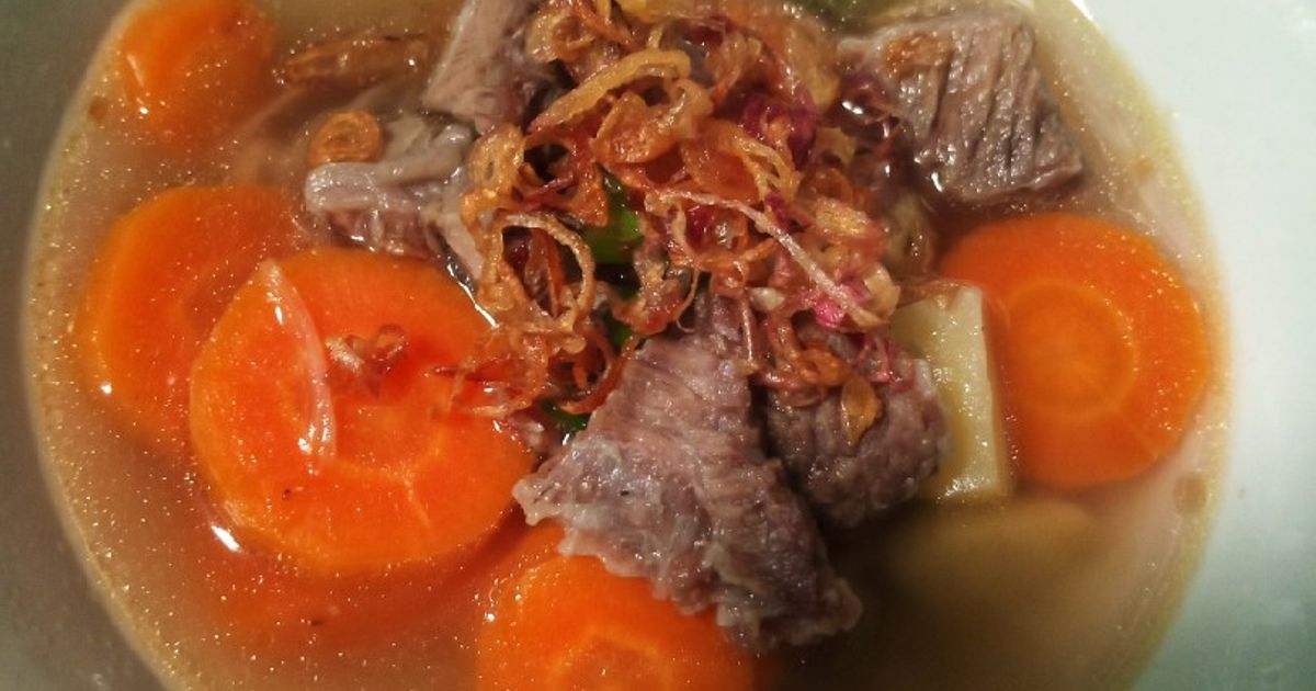 Resep Sop Daging Sapi Super Simple | Cemplung Cemplung oleh Sherli ...
