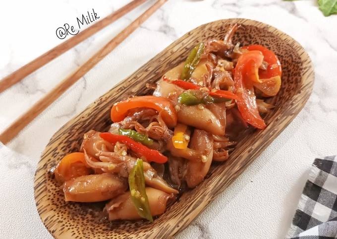 Resep 221. Oseng Cumi Asin oleh Re Milik - Cookpad