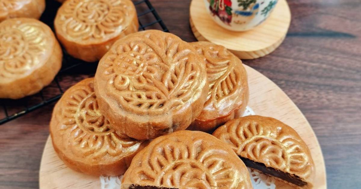 30 resep mooncake klasik enak dan mudah - Cookpad
