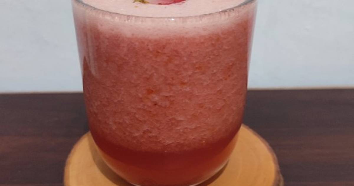 122 resep jus stroberi tomat enak dan mudah - Cookpad