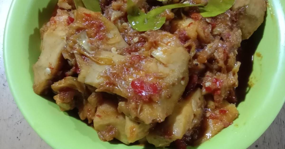 Resep Tumis Mandai (kulit cempedak) dipedesin oleh tria sandi - Cookpad