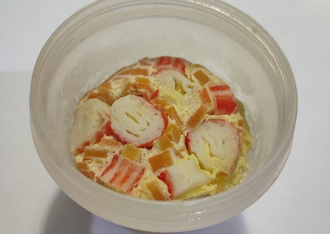 Resep Tim Telur Wortel Crabstick oleh Dea Yosiana - Cookpad