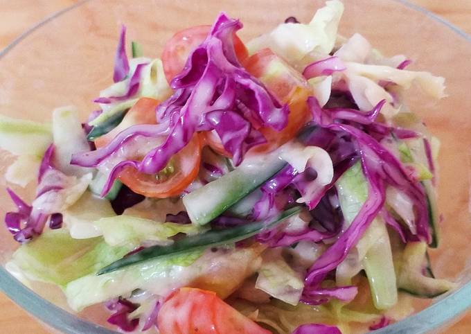 Resep Galaxy salad (salad sayur) oleh Chandra Han - Cookpad