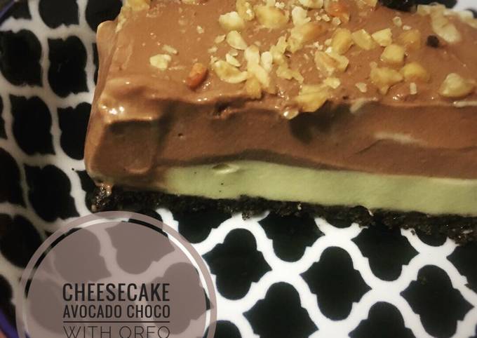 Resep Cheesecake avocado choco with oreo oleh Anya Wijaya - Cookpad