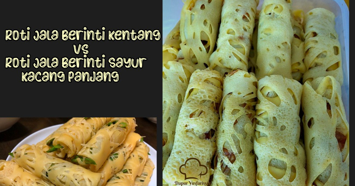 Resipi Roti Jala Berinti oleh Dapur Yusfarisyia - Cookpad