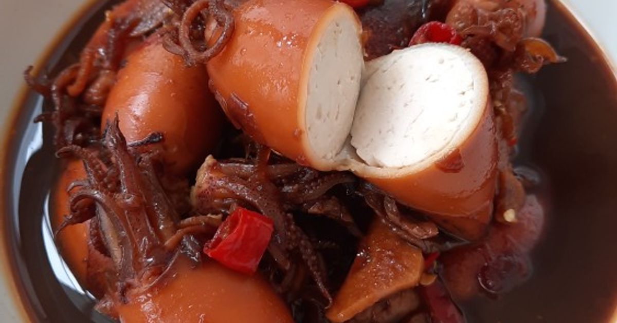 Resep Pindang Cumi Isi Tahu Sutra oleh Tan Liana Irawan - Cookpad