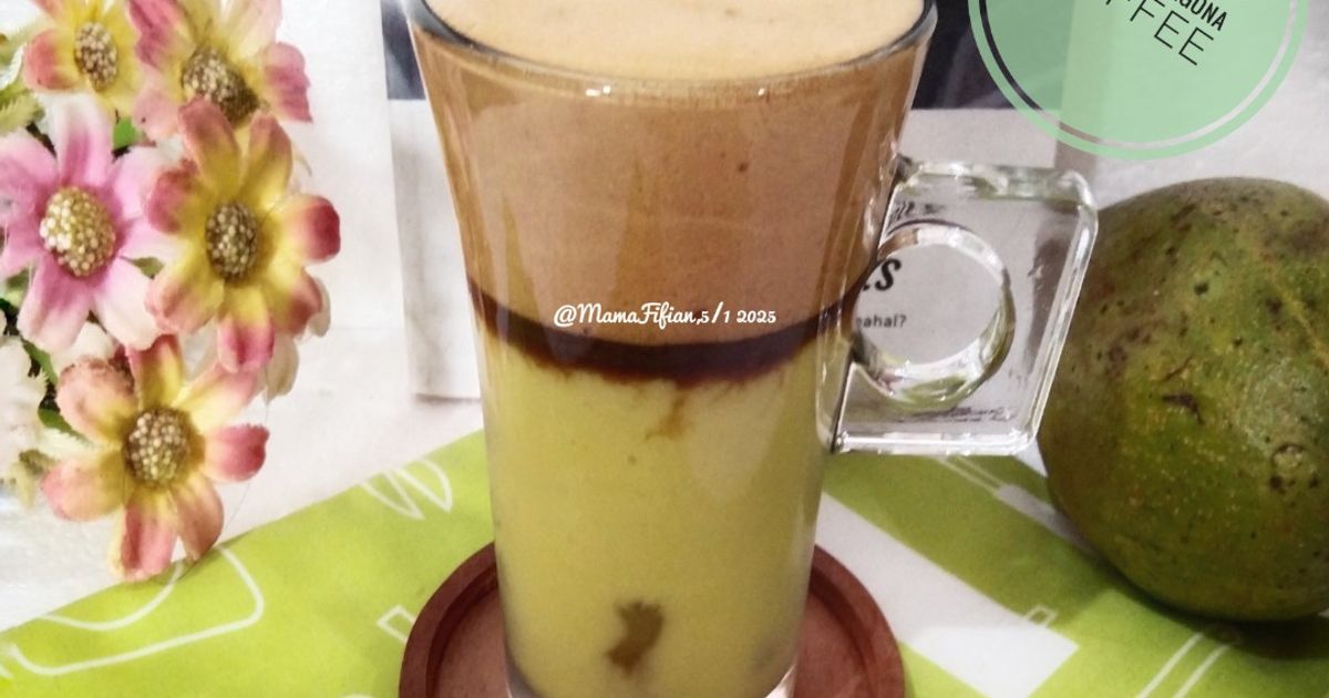 Resep Avocado Dalgona Coffee oleh Mama Fifian ( MasakanRumahan) - Cookpad