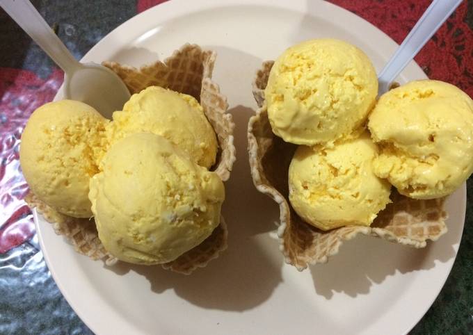 Nieve de mango Receta de Carmen Palomino- Cookpad