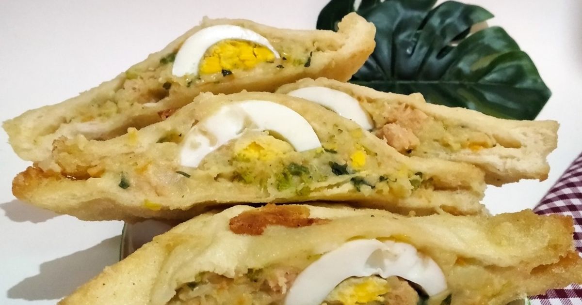 Resep *Roti Tawar Goreng Isi Rogout Sayur* oleh ati dewanthi - Cookpad