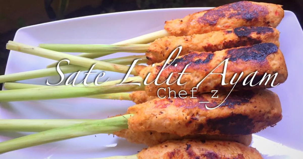 Resep sate lilit bali tanpa santan rumahan enak dan mudah - Cookpad