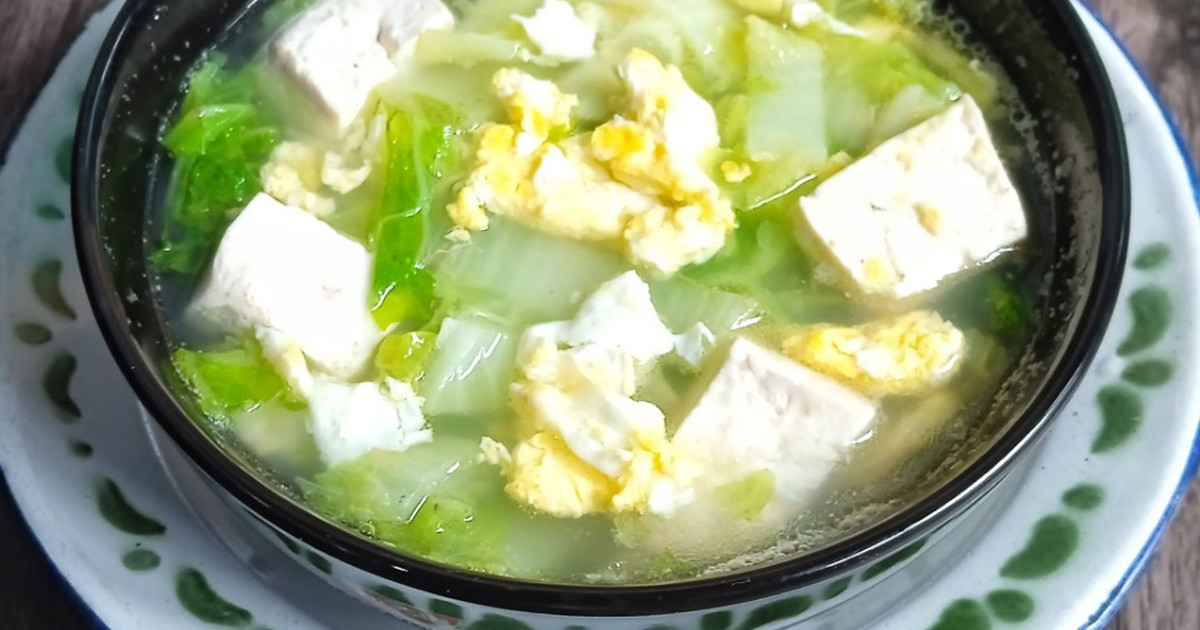 587 resep sop sawi putih tahu enak dan mudah - Cookpad