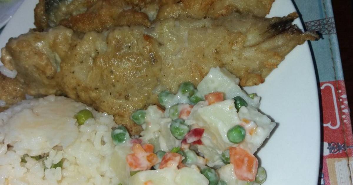 Arroz con pescado frito - 53 recetas caseras- Cookpad