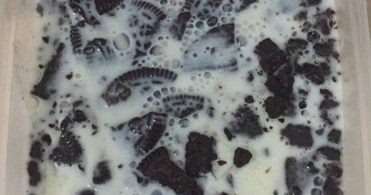Resep Puding oreo (extra oreo) oleh Firda Al hamid - Cookpad