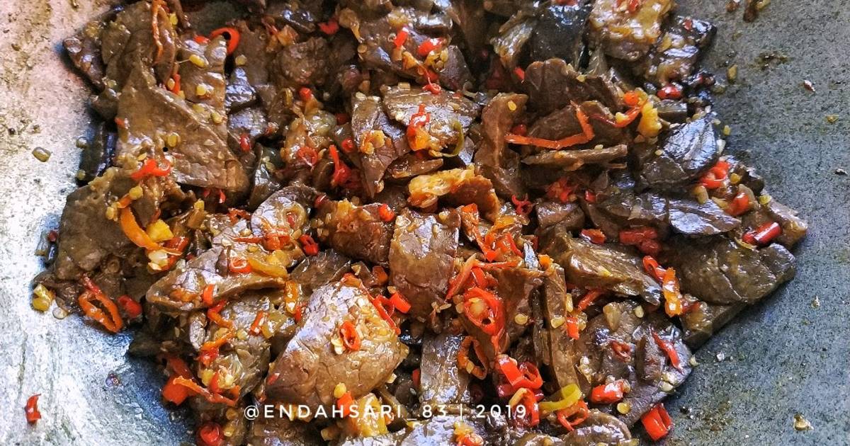 39 resep oseng paru daging mercon enak dan mudah - Cookpad