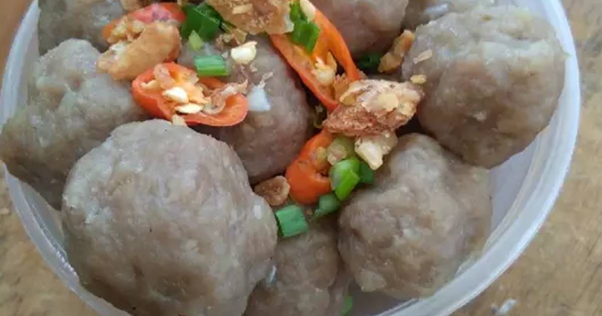 Resep Pentol daging sapi empuk dan gurih oleh Isma's Kitchen - Cookpad