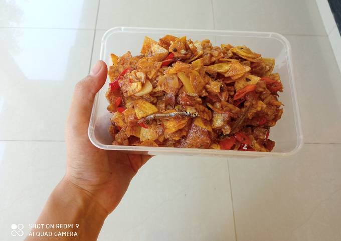 Resep Kering tempe kentang oleh ZidniFhusna - Cookpad