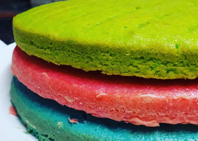 Bizcocho de colores! (parte1) Receta de Natalia😊- Cookpad