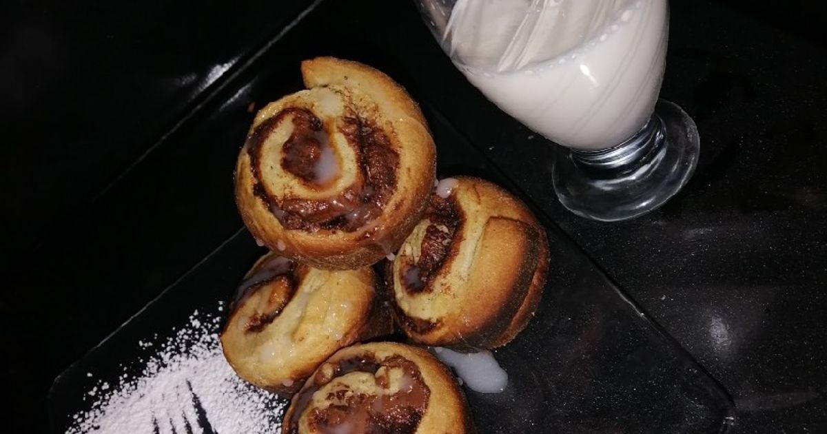 Roles De Canela Con Nutella Y Nuez! 🍽️🍽️👨‍🍳 Recipe by Kevin Arango👨‍🍳 ...