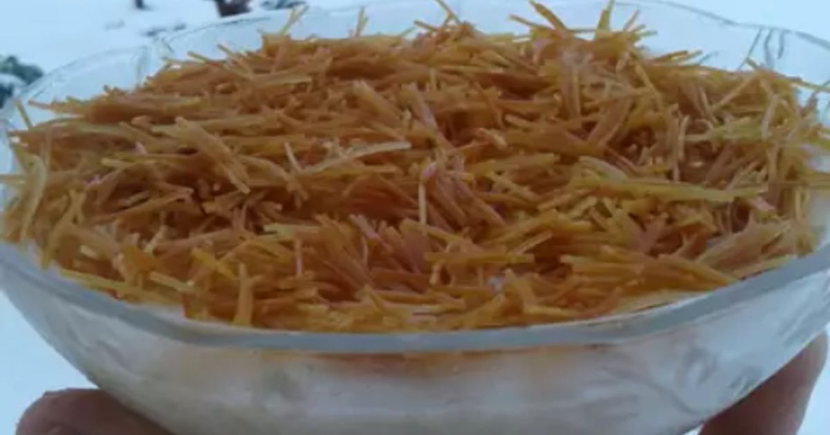 Vermicelli With Cream (Sha'iriyyeh Bil Qishta) Recipe By Hiba Jamaleddine