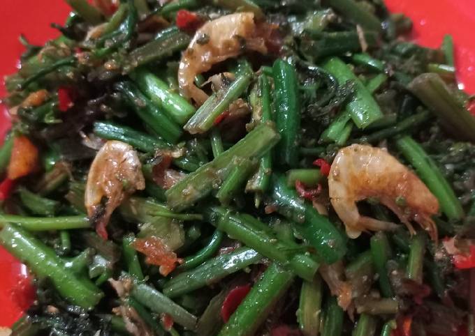Resep Tumis Sayur Pakis Terasi oleh fika indriasari - Cookpad
