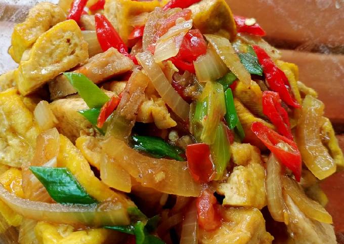 Resep Tahu Kuning Teriyaki oleh Risma Mardiantika - Cookpad