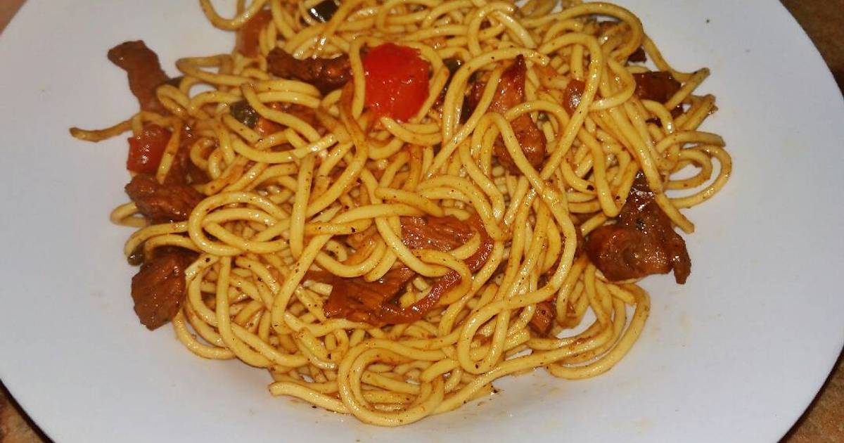 Resep Mie Sapi Lada Hitam oleh Emili's Kitchen - Cookpad