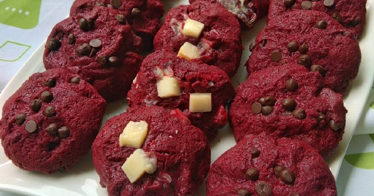 Resep 11. Red Velvet Cookies oleh Mutt Maa - Cookpad