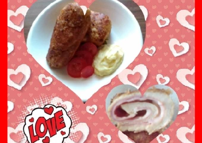 🥩 Pechuga Cordon Bleu 🧀 Receta de 🍓Fresita🍓- Cookpad