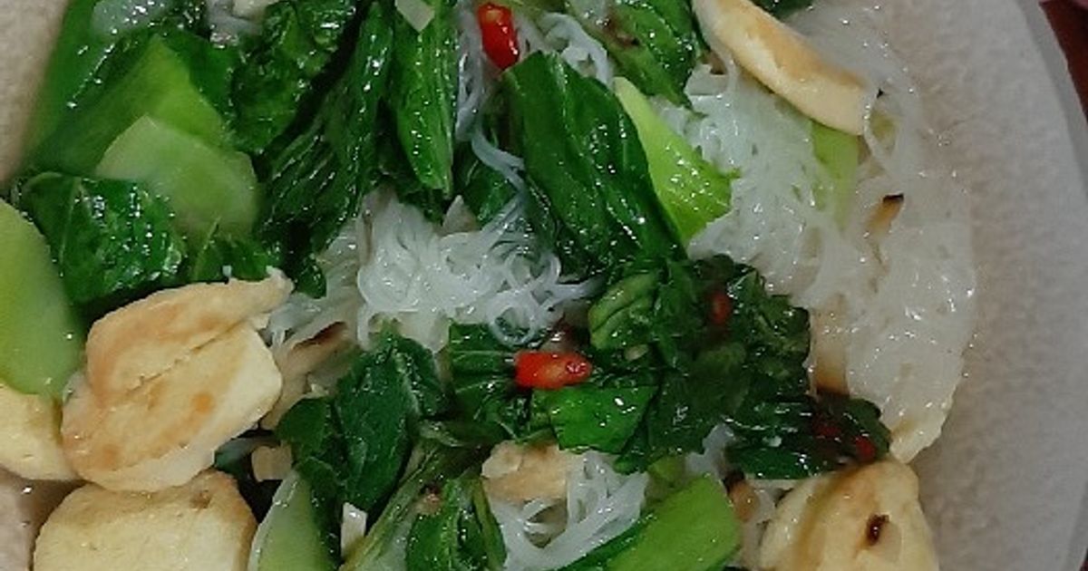 246 resep mie soun sawi pokcoy enak dan mudah - Cookpad