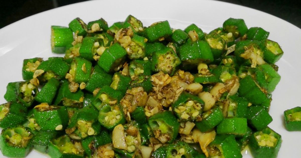 Garlic Lady Finger Recipe By Lj Bansal