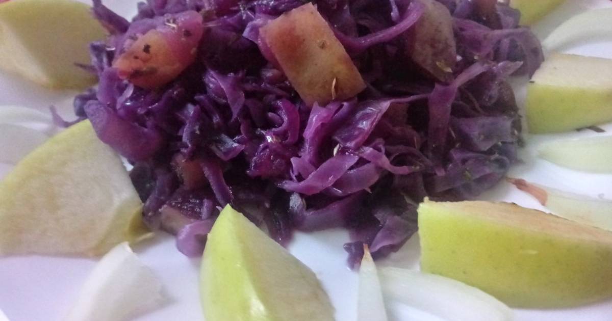 Guiso de repollo morado - 12 recetas caseras- Cookpad