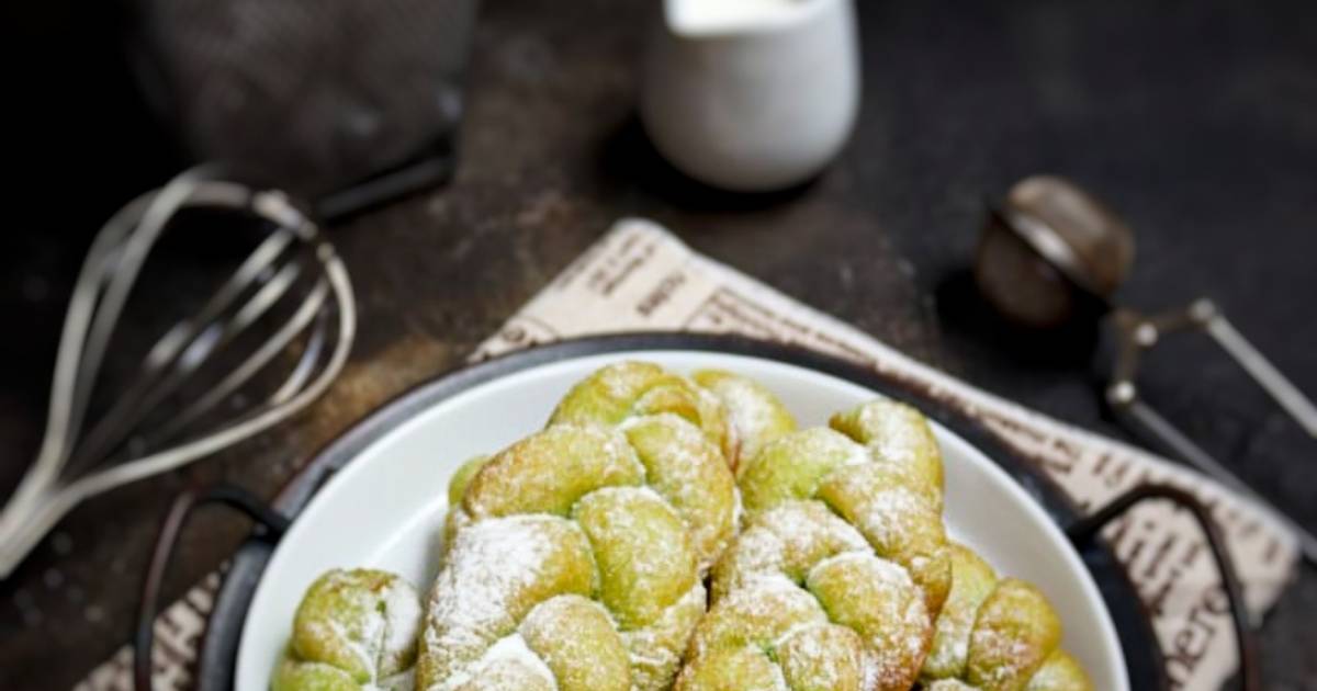 Resep Donat Kepang Pandan oleh Clarissa's Kitchen - Cookpad